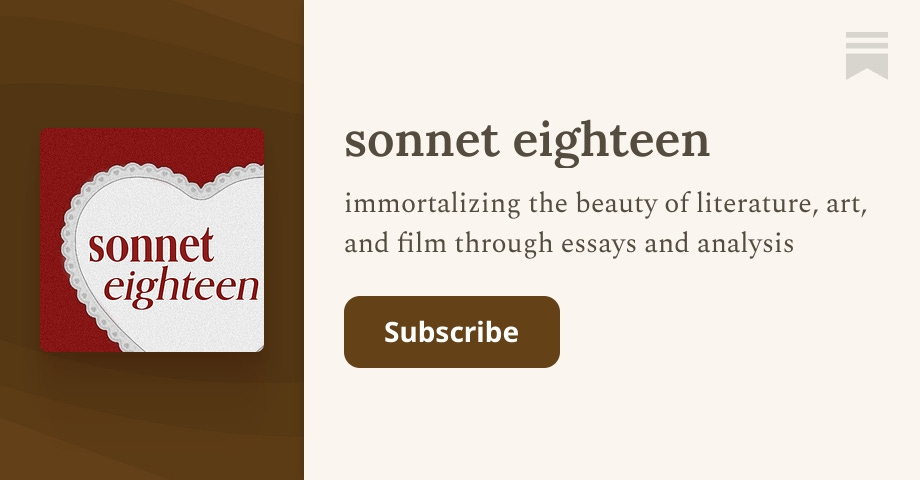 About - sonnet eighteen