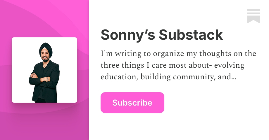 Sonny’s Substack | Sonny Caberwal | Substack
