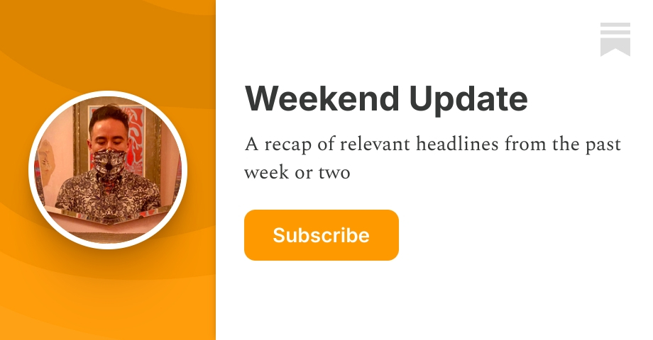 Weekend Update | Jose | Substack