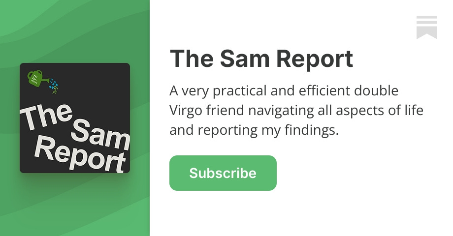 Archive - The Sam Report