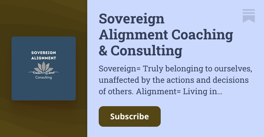 Sovereign Alignment Coaching & Consulting | Amy Carey | Substack