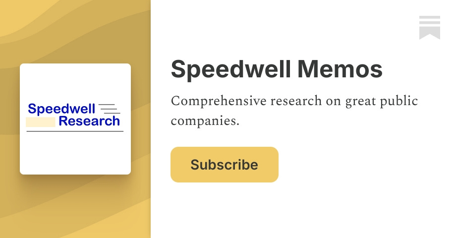 Speedwell Memos | Substack