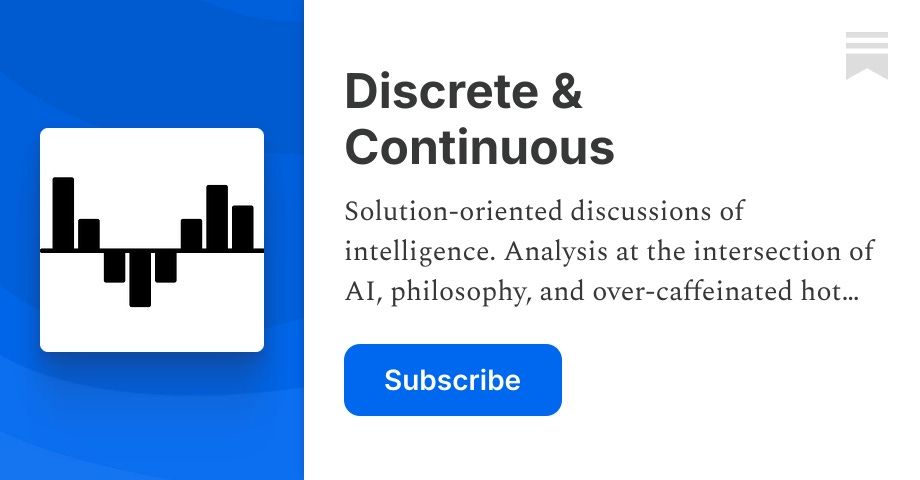 Discrete & Continuous | Spencer | Substack