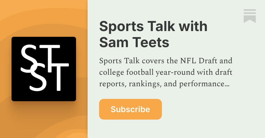 Sports Talk with Sam Teets | Substack