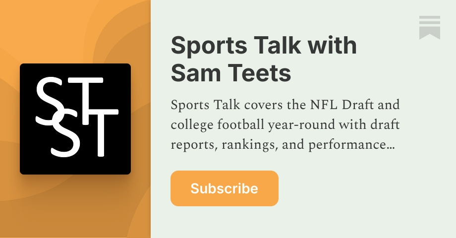 Sports Talk with Sam Teets | Substack