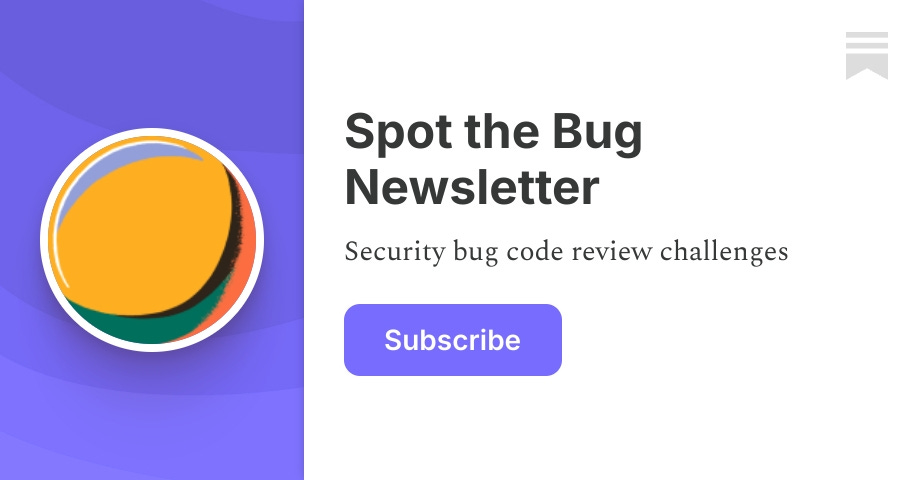 Spot the Bug Newsletter | Substack