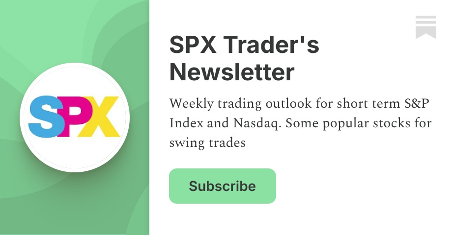 SPX Trader's Newsletter | Substack