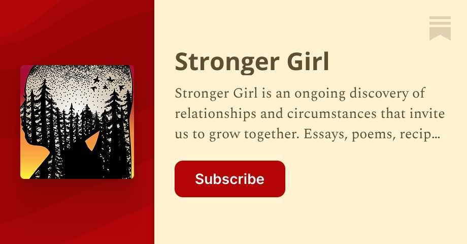 Stronger Girl | Stacy Smith Rogers | Substack