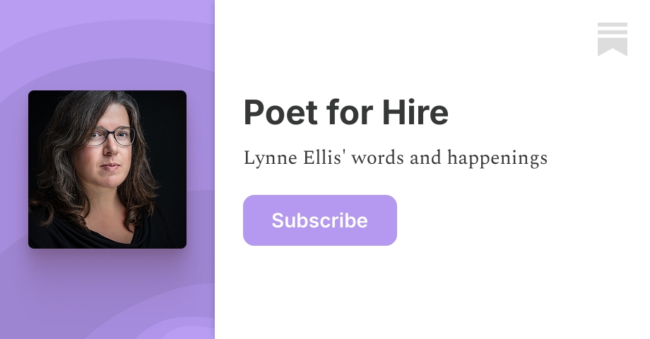 Poet for Hire | Lynne Ellis | Substack
