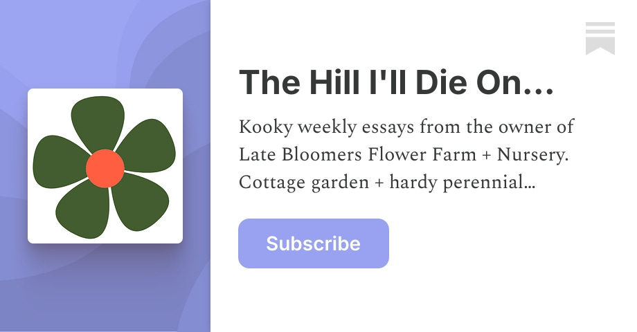 The Hill I'll Die On... | Elly Rakhmetouline | Substack