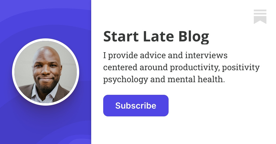Start Late Blog | Daniel Bell | Substack