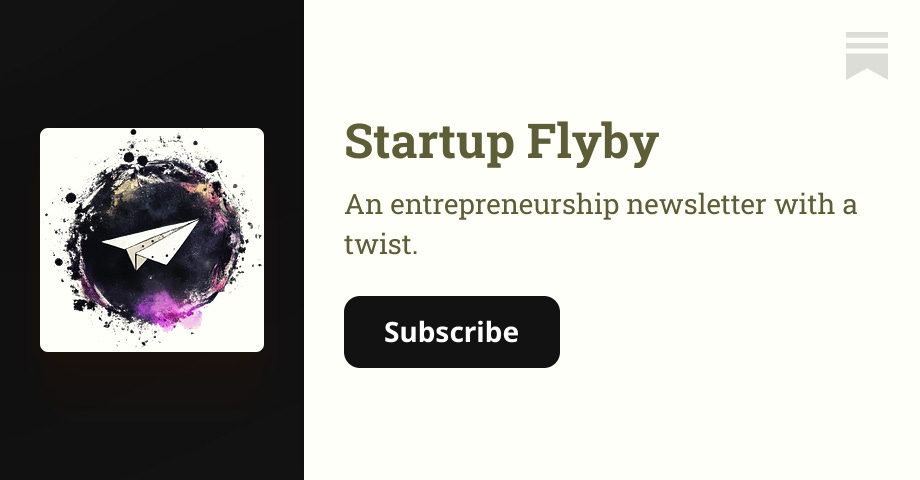 Startup Flyby | Sohail Mehra | Substack