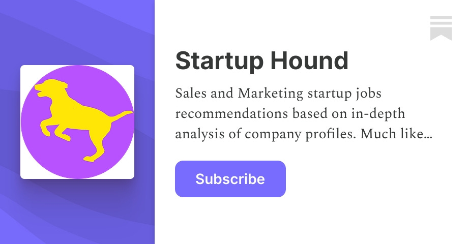 Startup Hound | Substack
