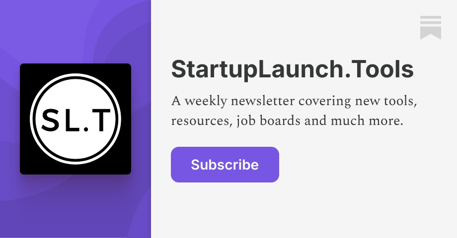 StartupLaunch.Tools | Ahmed Tariq | Substack