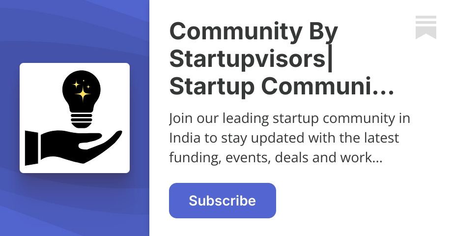 Startupvisors Community | Substack
