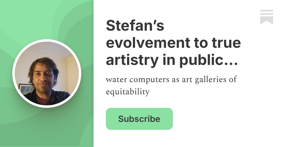 Stefan’s evolvement to true artistry in public health & byd | Stefan Schuetzenau | Substack