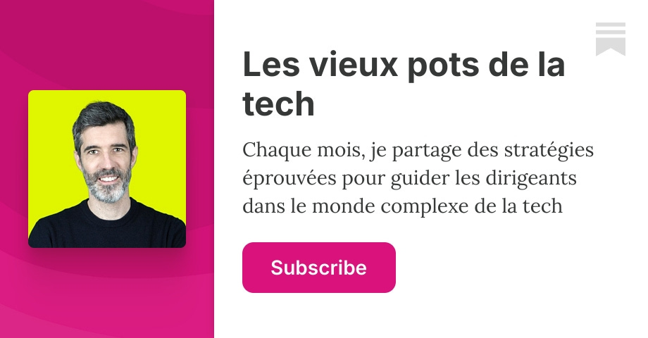 Les vieux pots de la tech | Stéphane Hanser | Substack