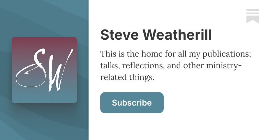 Steve Weatherill | Substack