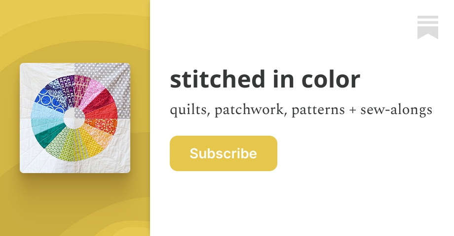 stitched in color | Rachel Hauser | Substack