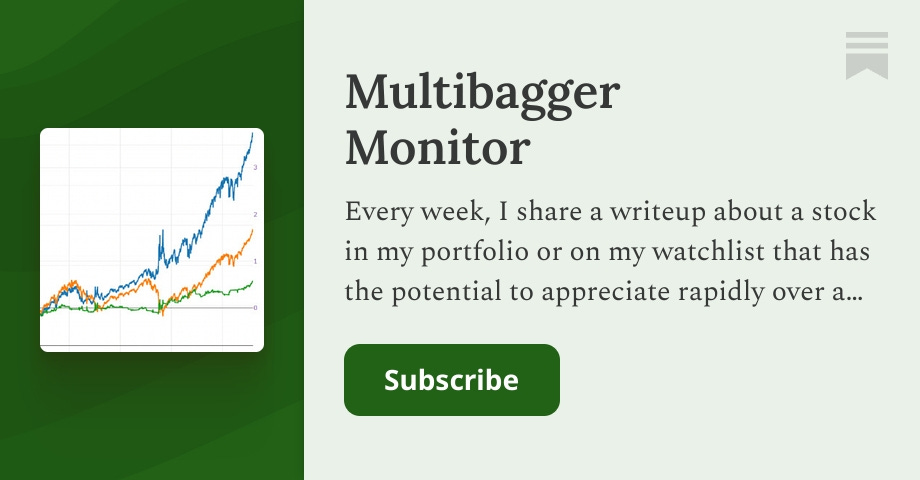 Multibagger Monitor | Substack