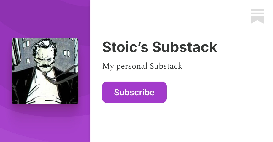 Stoic’s Substack | StoicContrarian | Substack