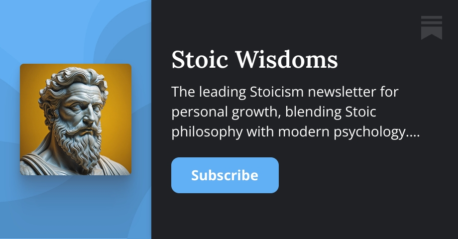 Stoic Wisdoms | Substack