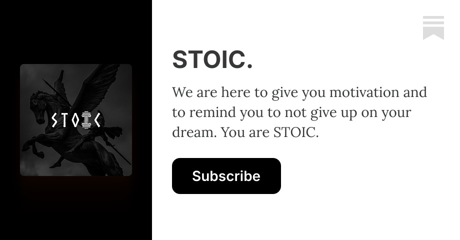 STOIC. | Substack