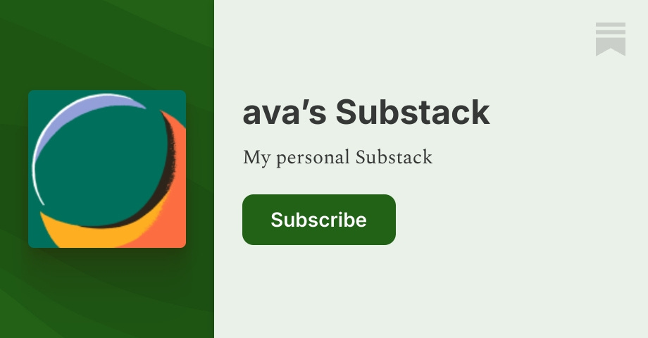 ava’s Substack | strawberrymilkwithastraw | Substack