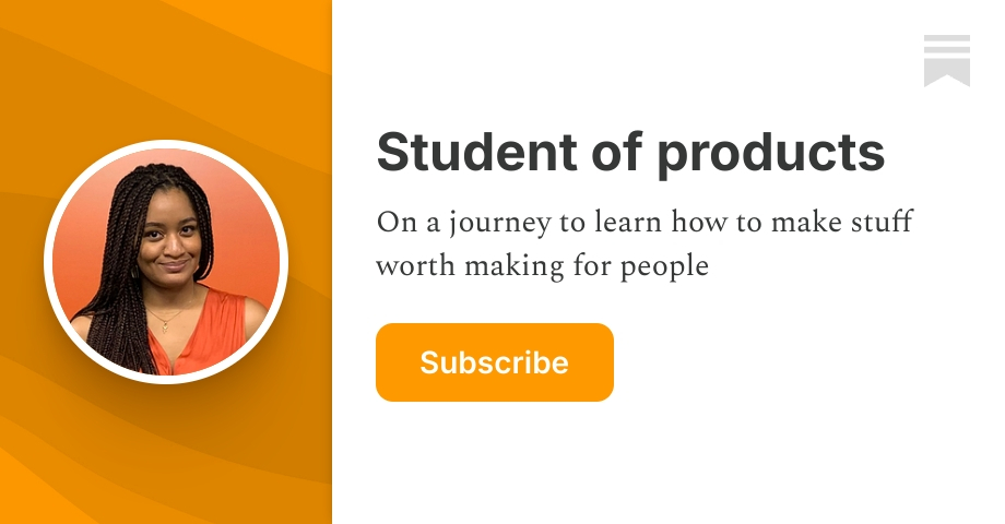 Student of products | Kiyani | Substack