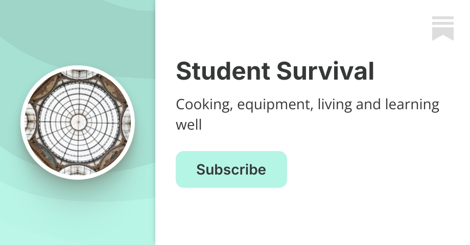 Student Survival | Benjamin Russell | Substack
