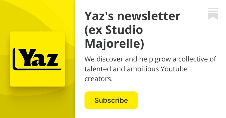 Yaz's newsletter (ex Studio Majorelle) | Sarah Benmoussa | Substack