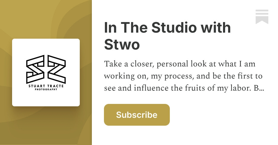 In The Studio with Stwo | Stuart Tracte | Substack