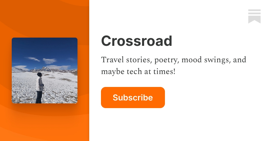 Crossroad | Sudhanshu Joshi | Substack