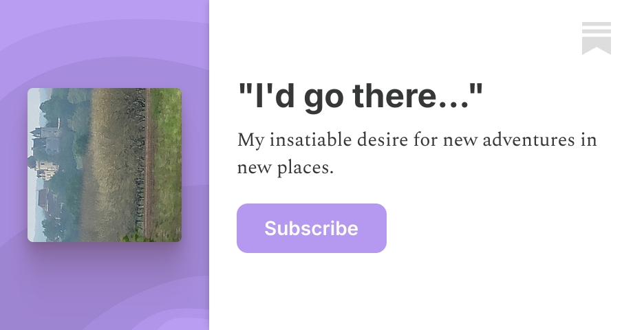 "I'd go there..." | Sue Nell Phillips | Substack