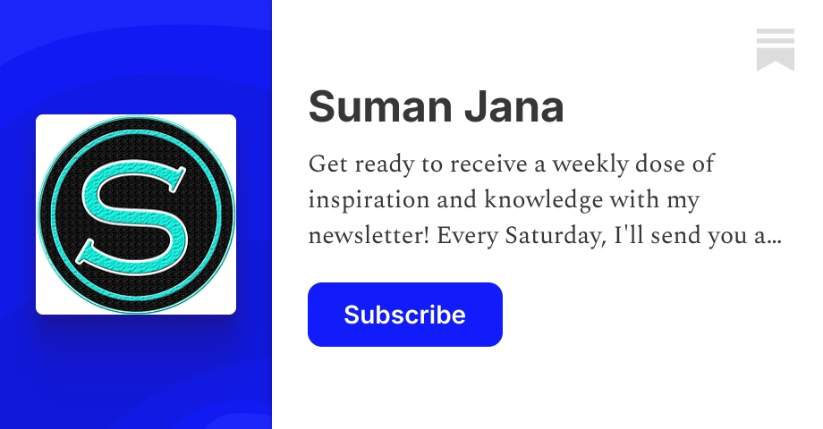 Suman Jana | Substack