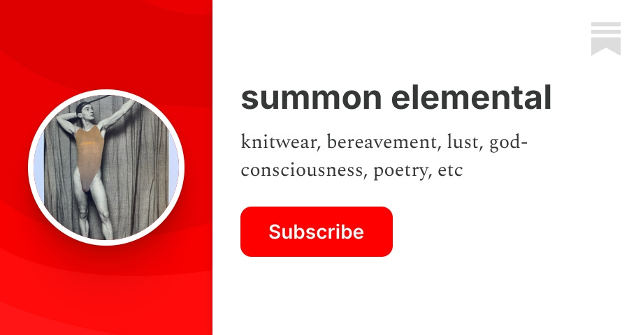 summon elemental | Patrick Carroll | Substack