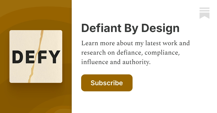 Defiant By Design | Dr. Sunita Sah | Substack