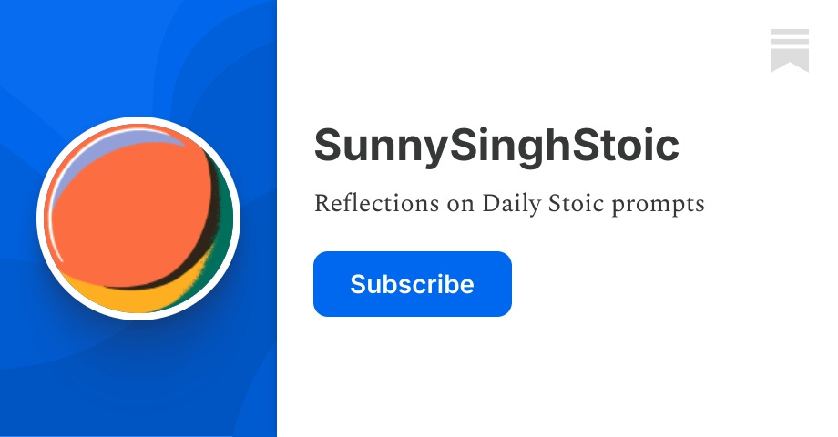 SunnySinghStoic | Sunny Singh | Substack