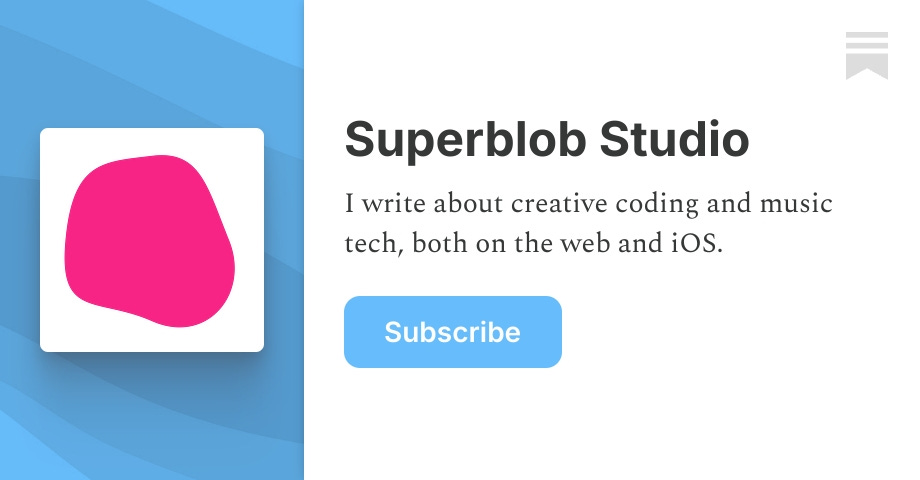 Superblob Studio | Substack
