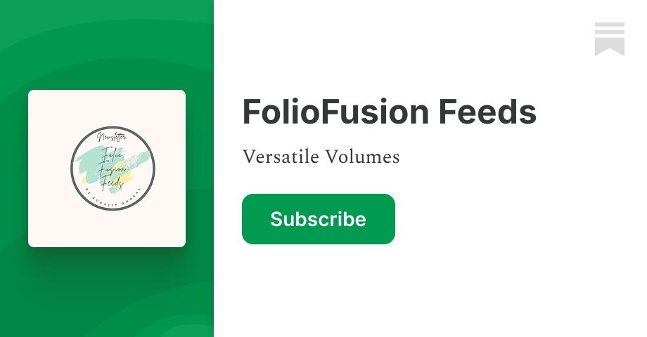 FolioFusion Feeds | Surajit Ghosal | Substack