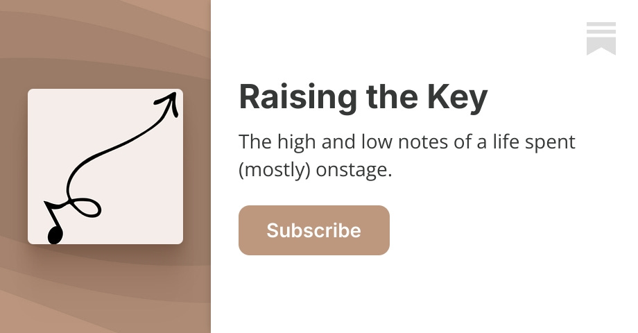 Raising the Key | Susan Derry | Substack