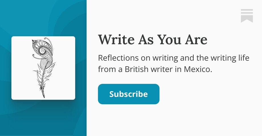 Write As You Are | Susannah Rigg | Substack