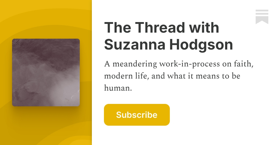 The Thread with Suzanna Hodgson | Substack