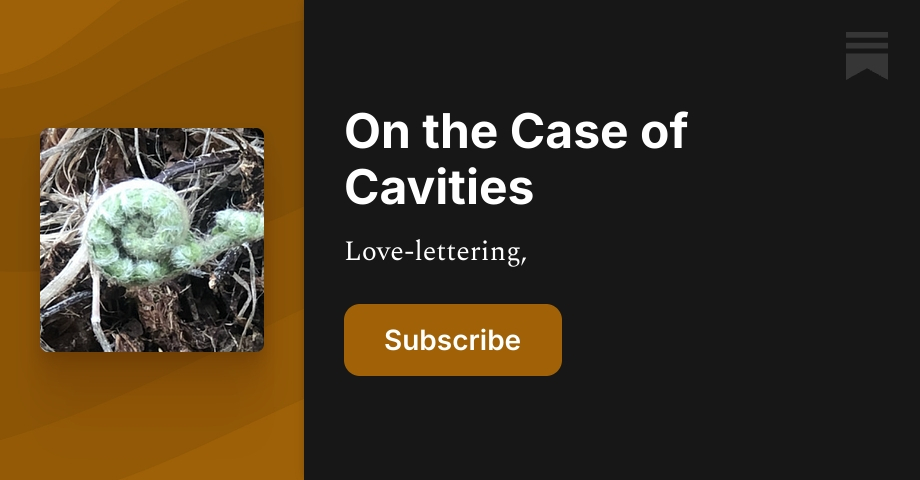On the Case of Cavities | Suzi Lu | Substack