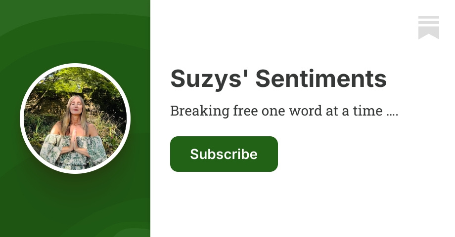 Suzys' Sentiments | Suzy Cashman | Substack