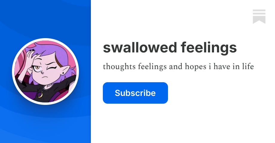 swallowed feelings | di | Substack