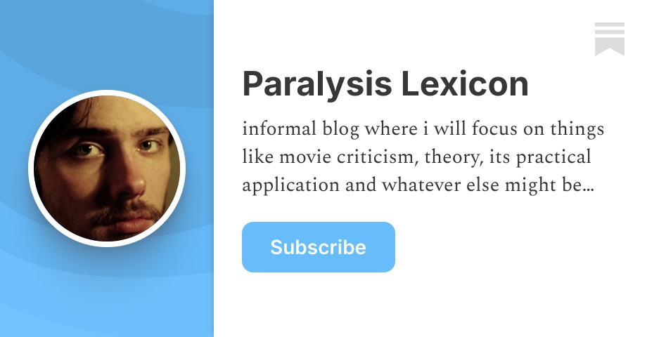 Paralysis Lexicon | Jack McCoy | Substack