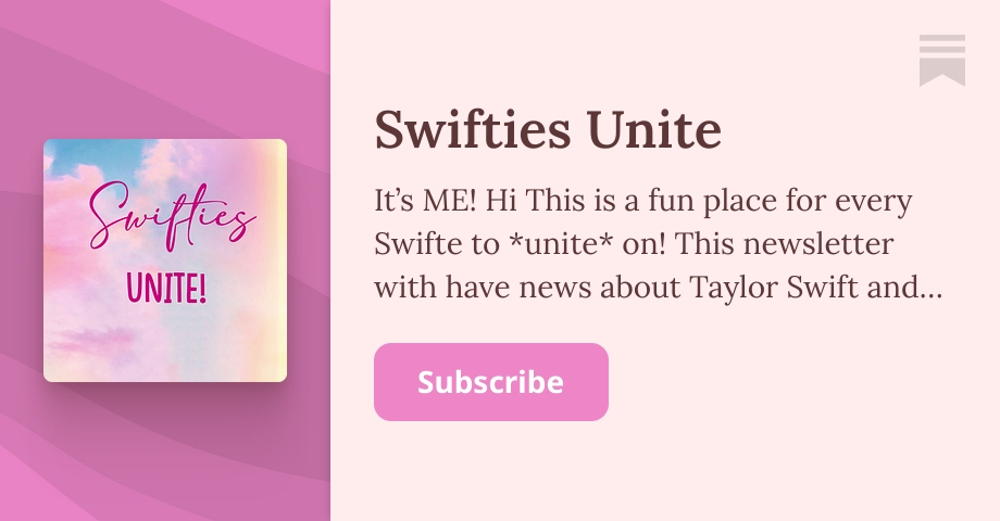 Swifties Unite | Poets 🩷 | Substack