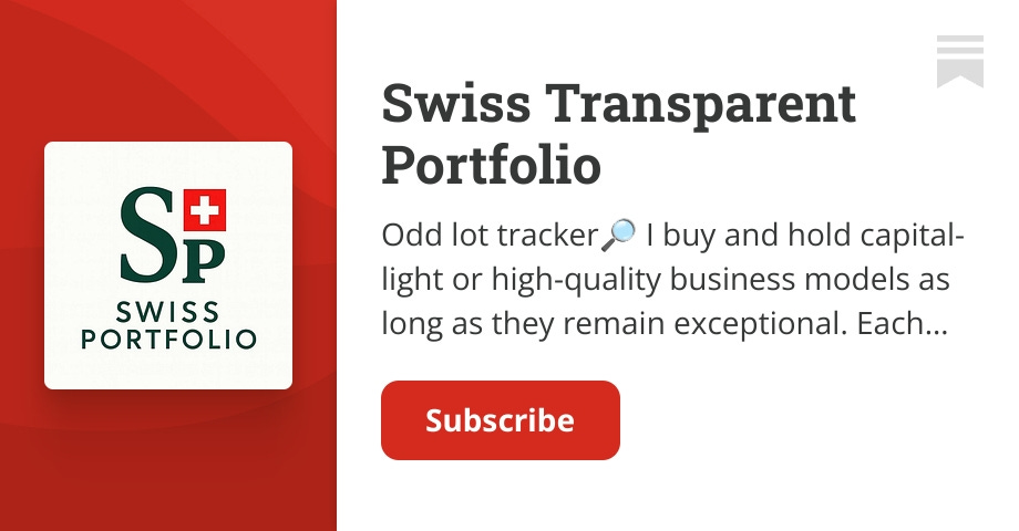 Swiss Transparent Portfolio | Substack