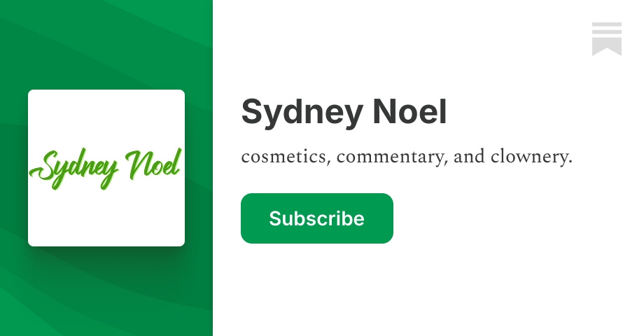 Sydney Noel | Substack